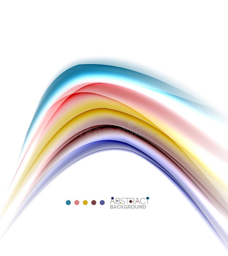 Colorful Blurred Stripes, Abstract Background Stock Vector ...