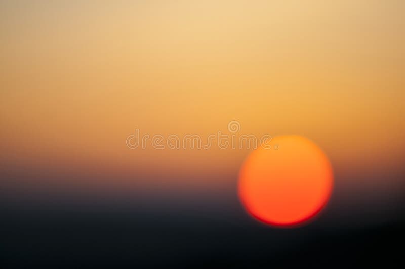 Colorful blurry sunset stock image. Image of dawn, evening - 112350021