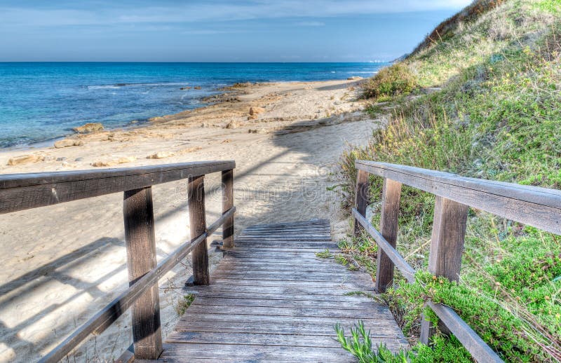Australian Beach Boardwalk stock image. Image of footpath - 36808061