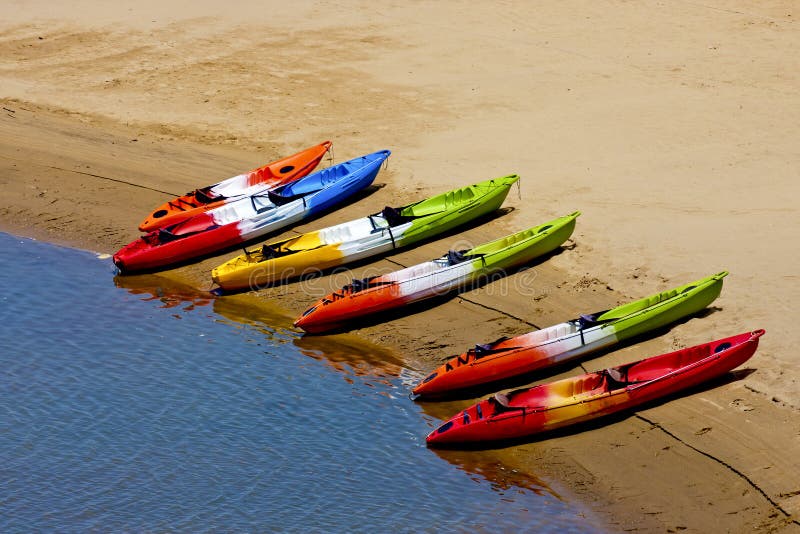 Colorful boats stock image. Image of clear, fishing, blue - 19755303