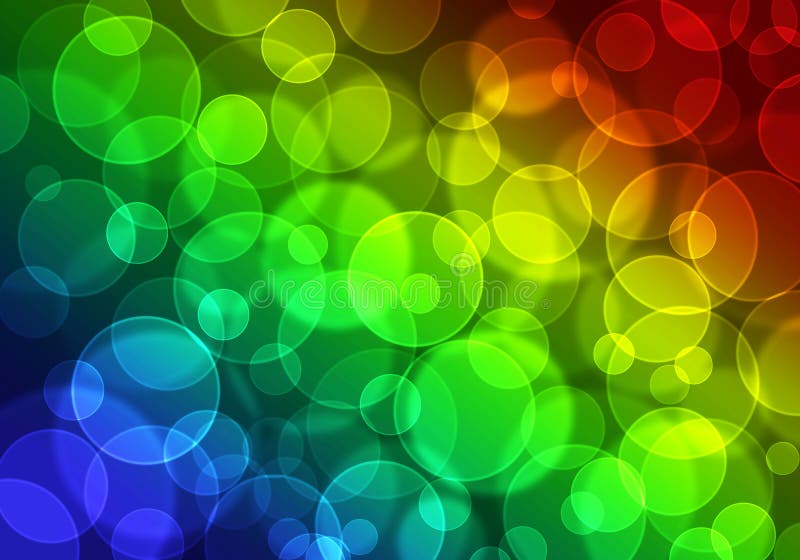 Colorful bokeh background stock illustration. Illustration of flash ...