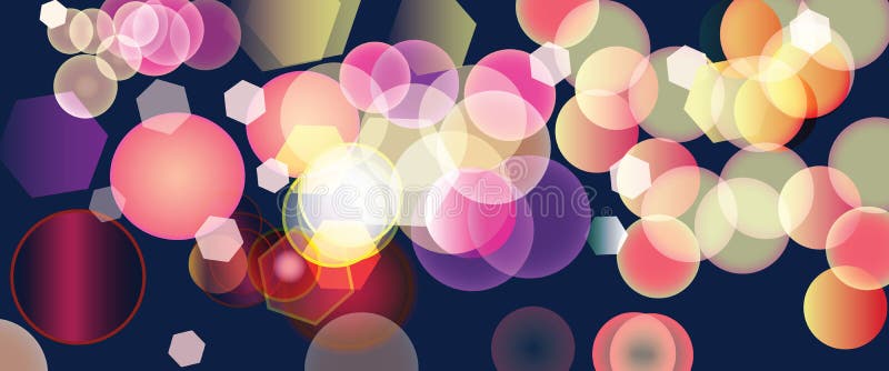Colorful bokeh background stock vector. Illustration of futuristic ...