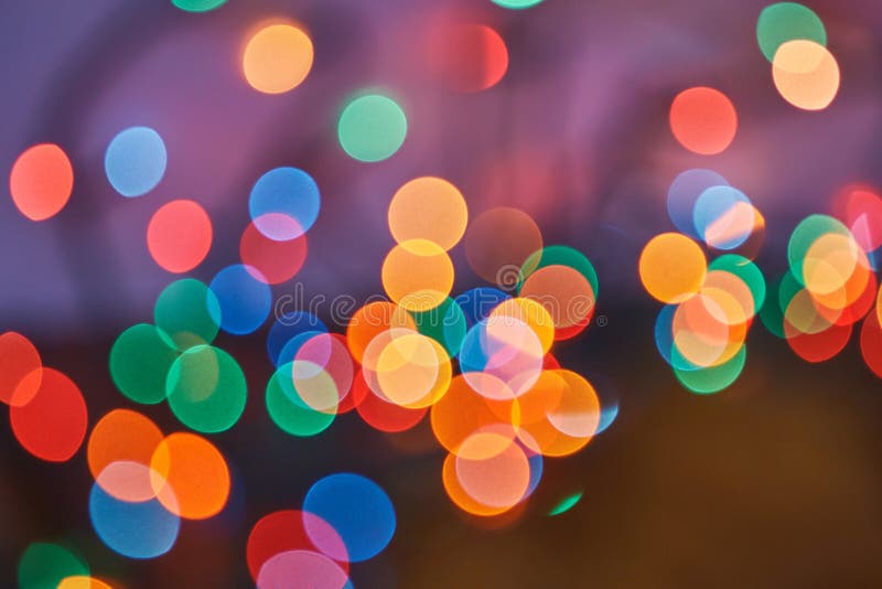 Colorful Bokeh Background Vibrant Circular Shapes Soft Focus Lighting ...