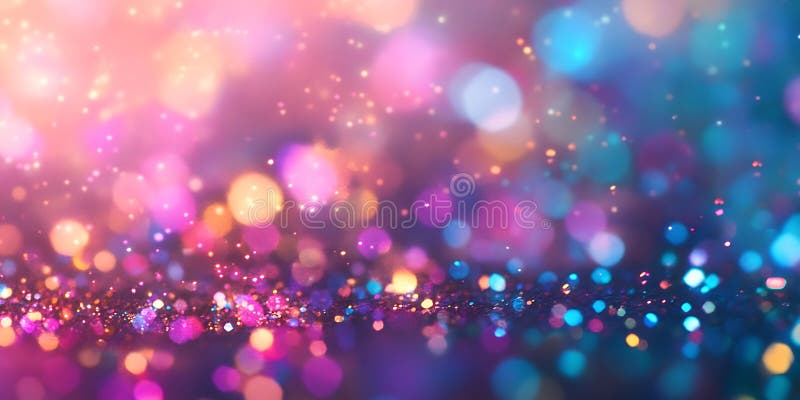 Colorful Bokeh Lights Background Abstract Sparkle Texture Stock ...