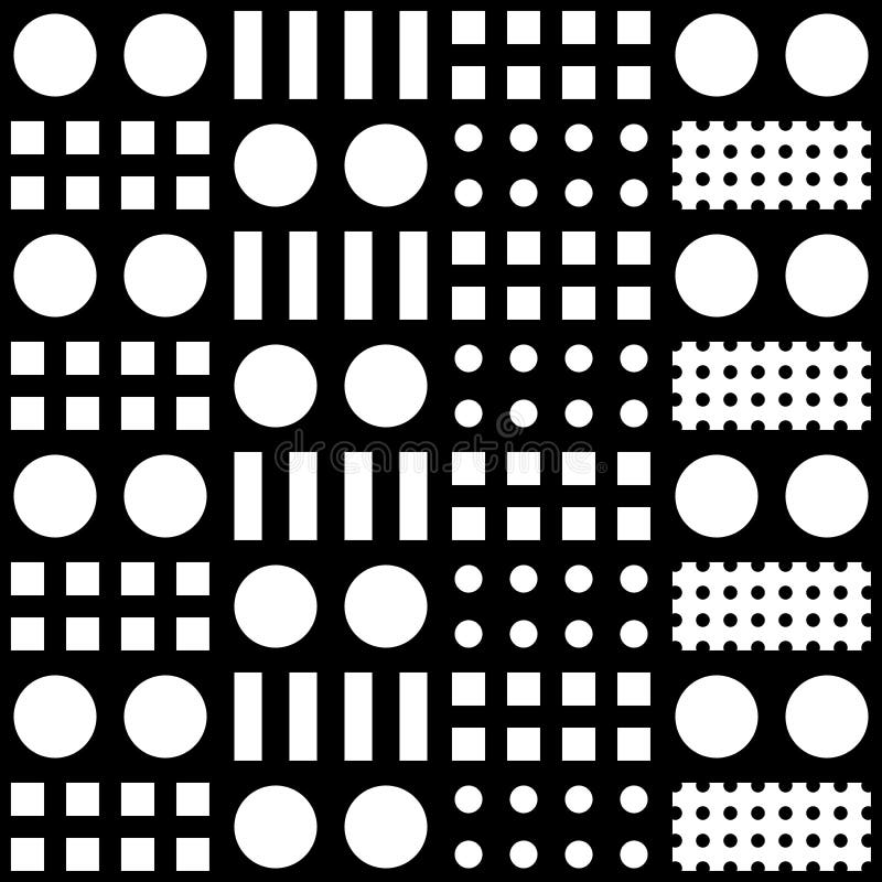 Colorful Bold Bright Seamless Pattern Stock Illustration - Illustration ...