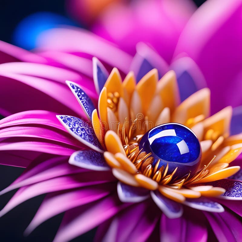 Colorful Bold Colors and Rays, AI-Images Stock Illustration ...