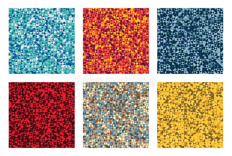 Bold Geometric Vector Pattern Stock Vector - Illustration of design ...