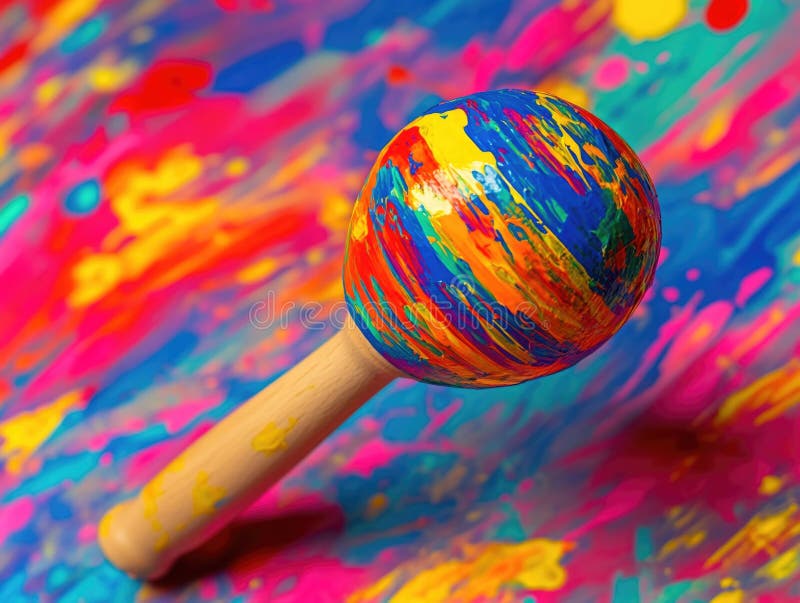 Colorful Bongo Drum stock image. Image of rhythm, instrument - 358344771