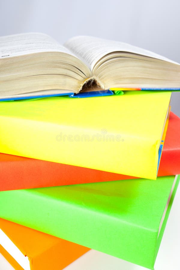 Colorful book stock photo. Image of pages, objects, collection - 21040548