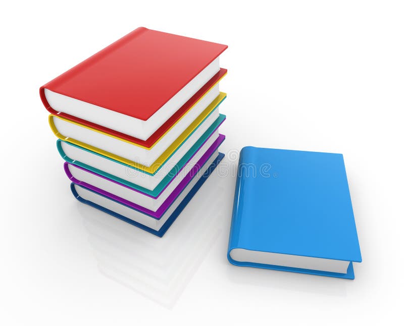 Colorful Book stock illustration. Illustration of studying - 56217246