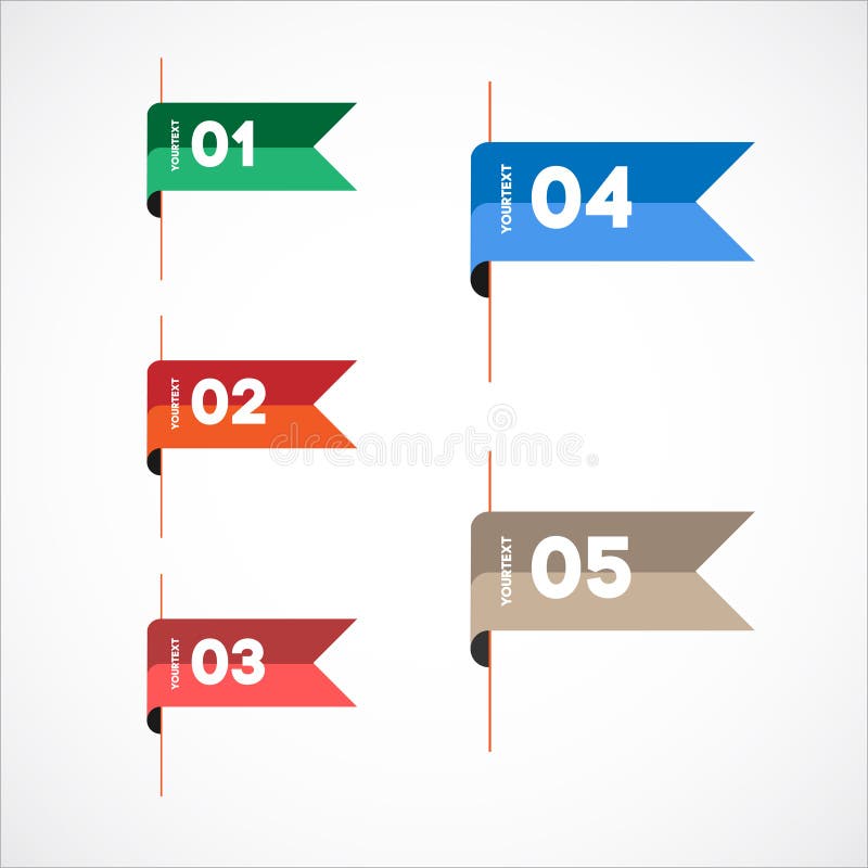 Colorful bookmark stock vector. Illustration of frame - 51163447