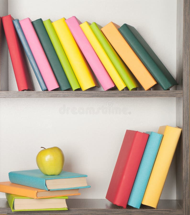 Colorful books stock image. Image of culture, analyze - 23440473