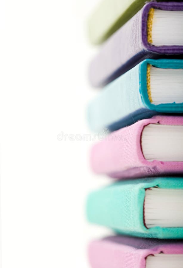 Colorful books stock photo. Image of cover, concept, pile - 7042486