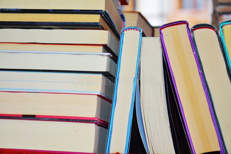 Colorful Books on the Shelf Stock Photo - Image of artist, story: 68973206