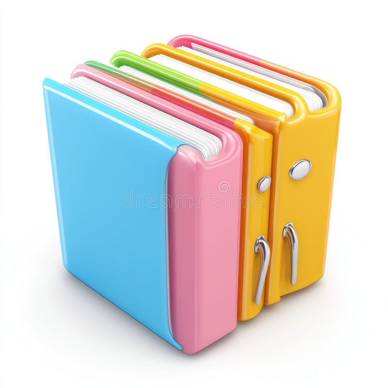 Stack of Colorful Books, Learning and Education Concept Stock ...