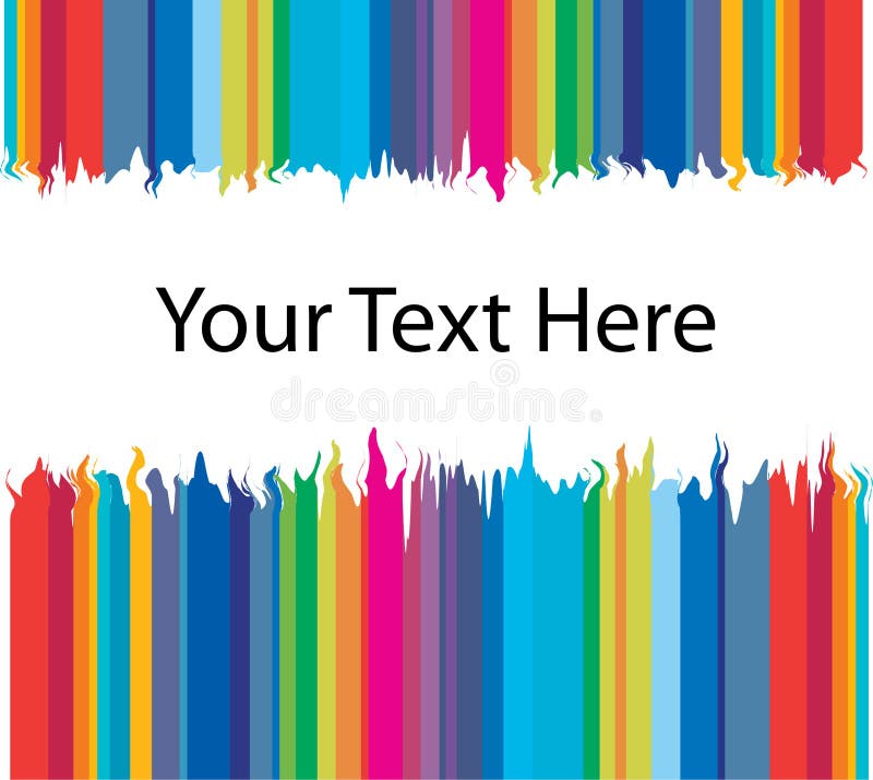 Colorful Border stock vector. Illustration of font, colour - 16885973