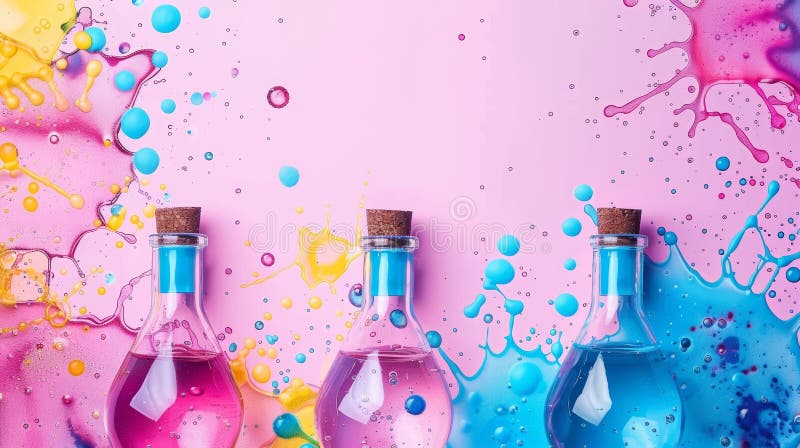 Colorful Border Frame Background with Back To School Concept Featuring ...