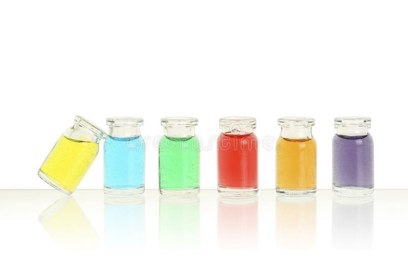 Colorful bottles stock photo. Image of full, multicolored - 115951704