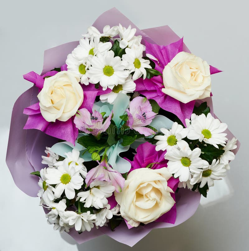 Colorful bouquet flower stock photo. Image of celebrate - 259998924