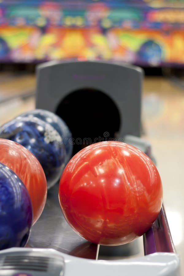 Colorful bowling balls stock photo. Image of hole, competition - 22761436
