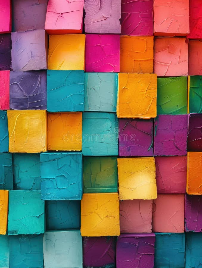 Colorful Box Collection Close Up Stock Photo - Image of supplies ...