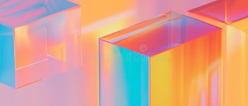 Abstract Visualization of 3D Box Plots Representing Data Distribution ...