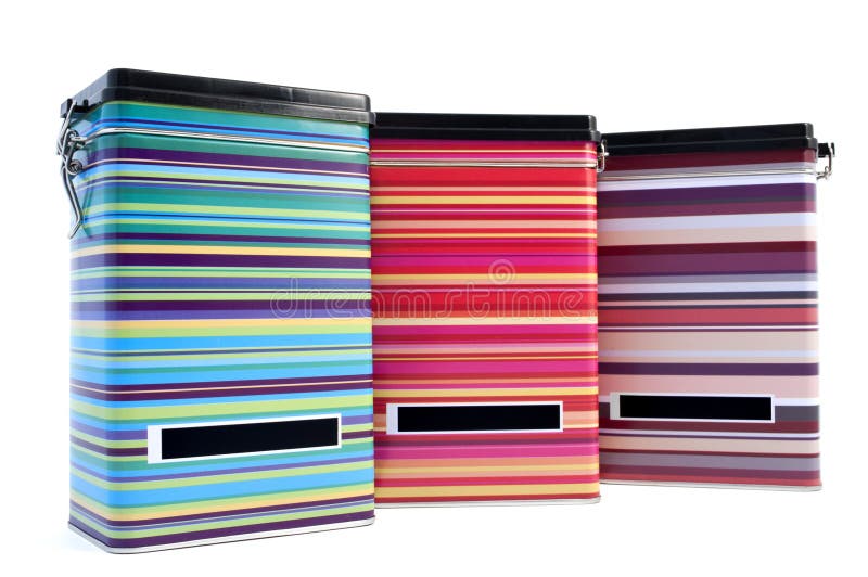 Colorful Boxes stock photo. Image of case, brown, metal - 14812450