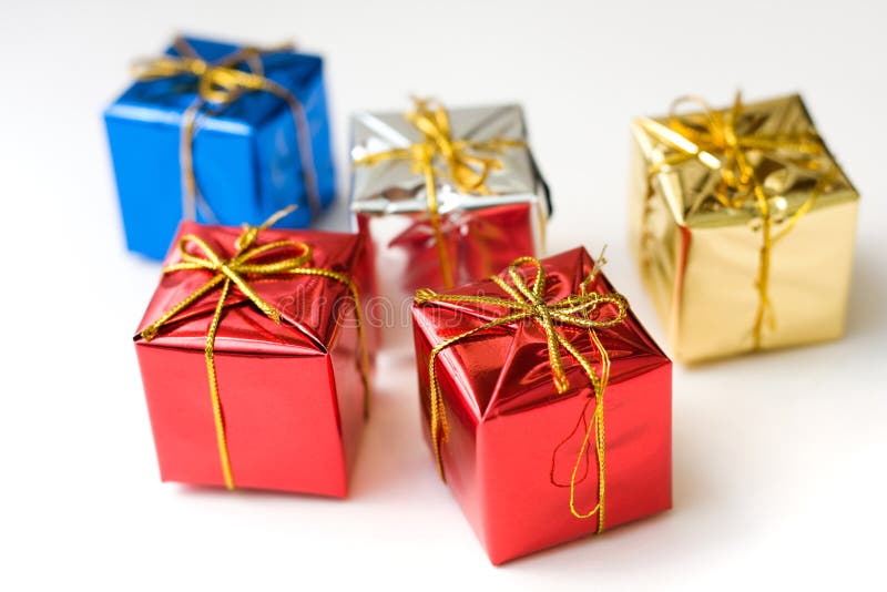 Colorful boxes stock image. Image of shiny, present, party - 3681059