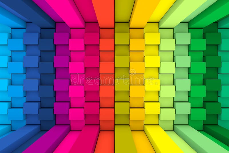 Colorful Boxes Abstract Background 3D Stock Illustration - Illustration ... Colorful Boxes Abstract Background 3D Stock Illustration - Illustration ...