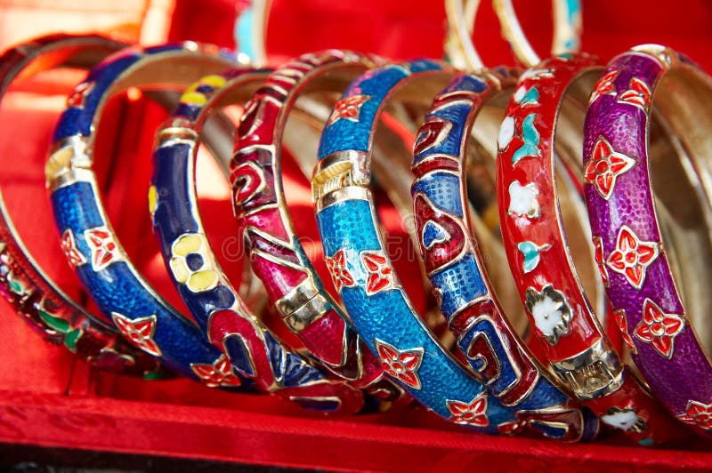 Colorful bracelet stock photo. Image of jewel, glamor - 4303368