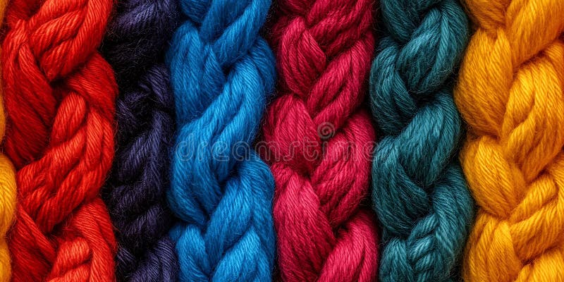 Colorful Braided Texture Pattern Designed for Seamless Repeating ...