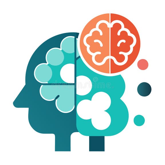 Creative Brain Icon: Concept of Intelligence, Memory, Learning and Thinking Stock Vector ...