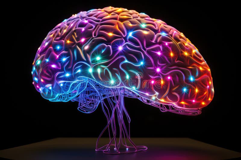 Colorful Brain Illustration, Cognitive Science, Educational Psychology ...