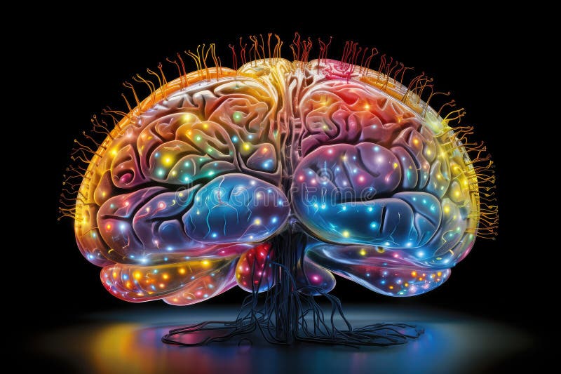Colorful Brain Illustration, Cognitive Science, Educational Psychology ...