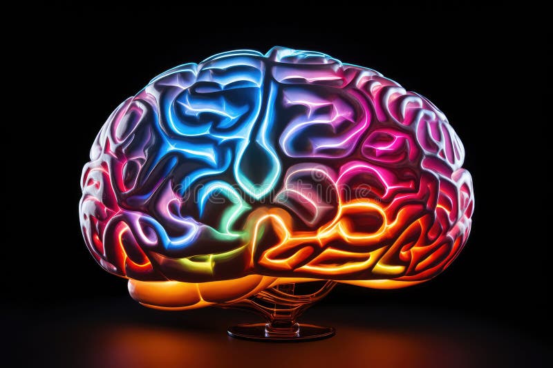 Colorful Brain Illustration, Cognitive Science, Educational Psychology ...
