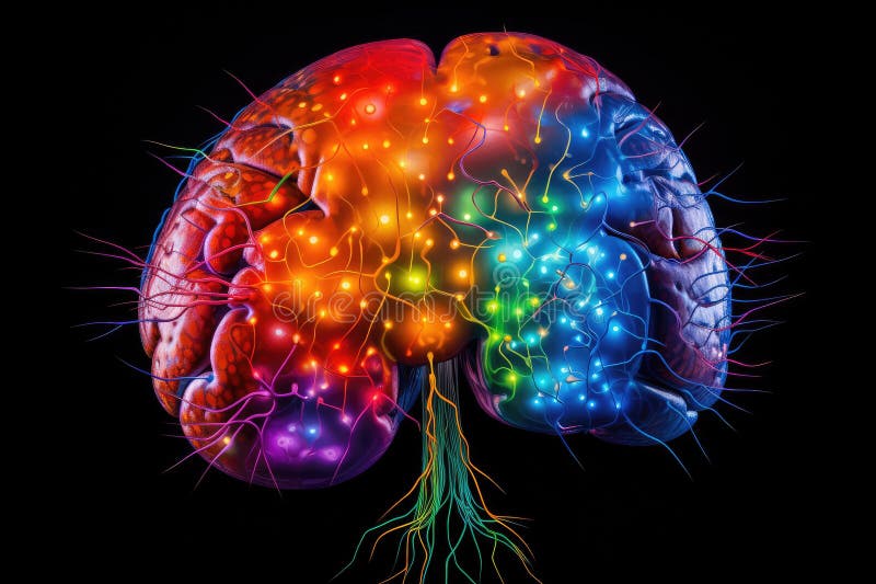 Colorful Brain Illustration, Cognitive Science, Educational Psychology ...