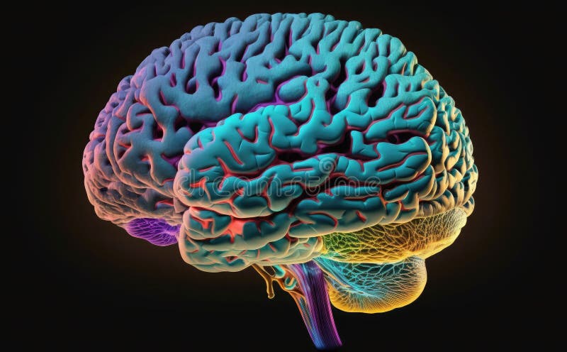 Colorful Brain Splash Brainstorm and Inspire Concept, Creativity ...