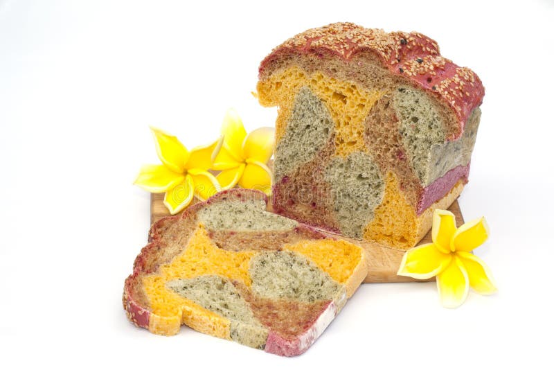 The colorful of bread stock photo. Image of isolated - 30435888