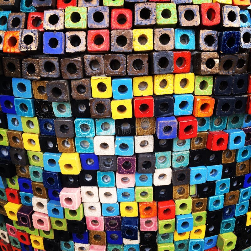 Colorful brick texture stock photo. Image of black, round - 57408416