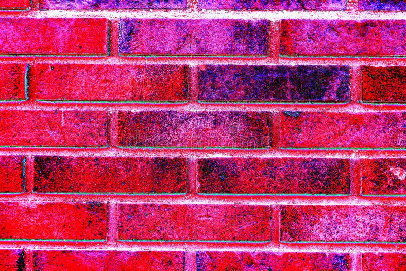 Colorful Brick Wall Texture, Brick Wall Texture is Used As a Background ...