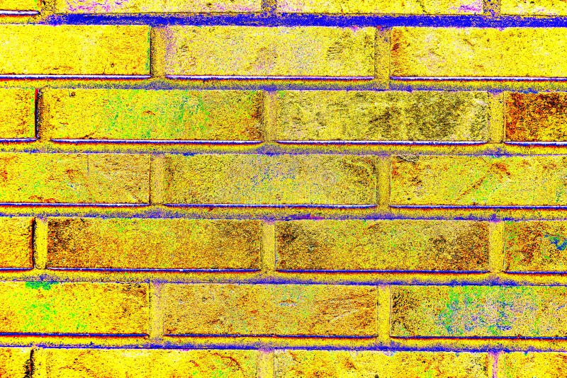Colorful Brick Wall Texture, Brick Wall Texture is Used As a Background ...
