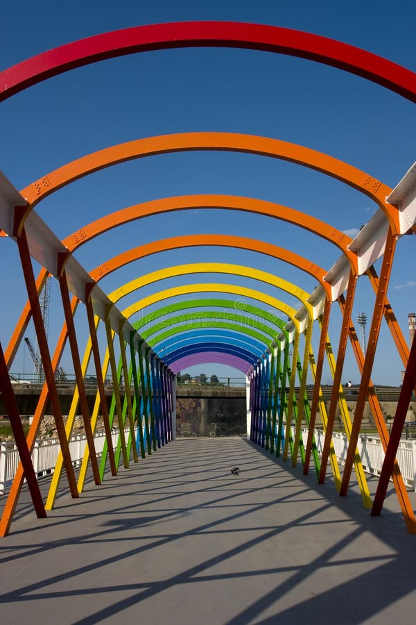 Colorful bridge stock image. Image of rivet, colorful - 3818611