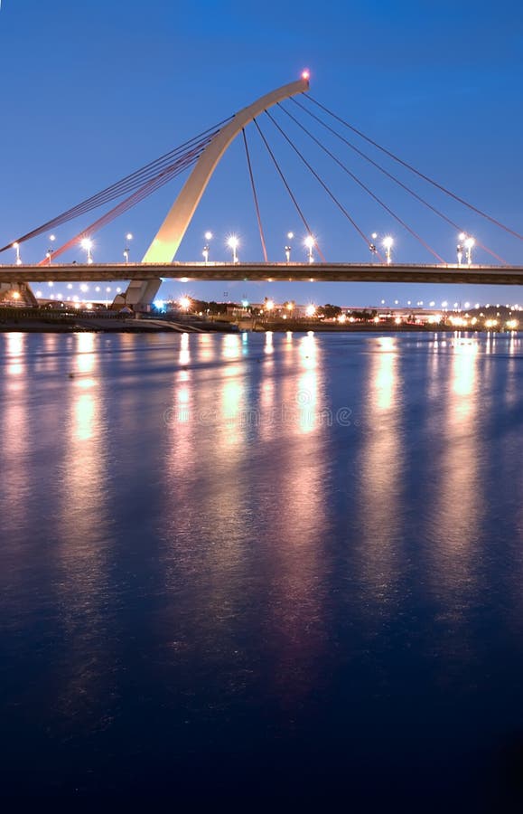 Colorful bridge stock image. Image of city, famous, dark - 9149407