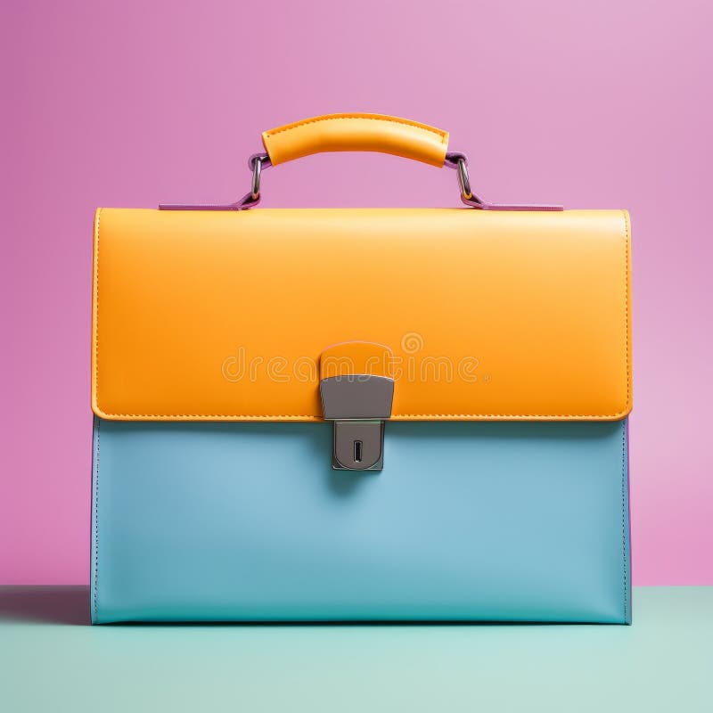 Colorful Briefcase with Precise Craftsmanship and Minimalistic Design ...