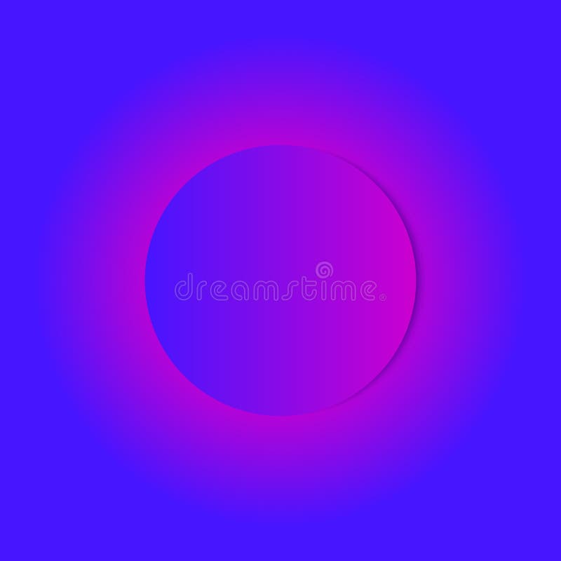Colorful Bright Background Abstract Light with Round Inscription Object ...