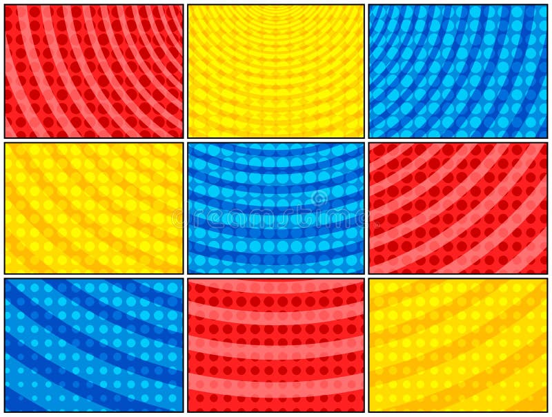 Colorful Bright Comic Composition Stock Vector - Illustration of book ...