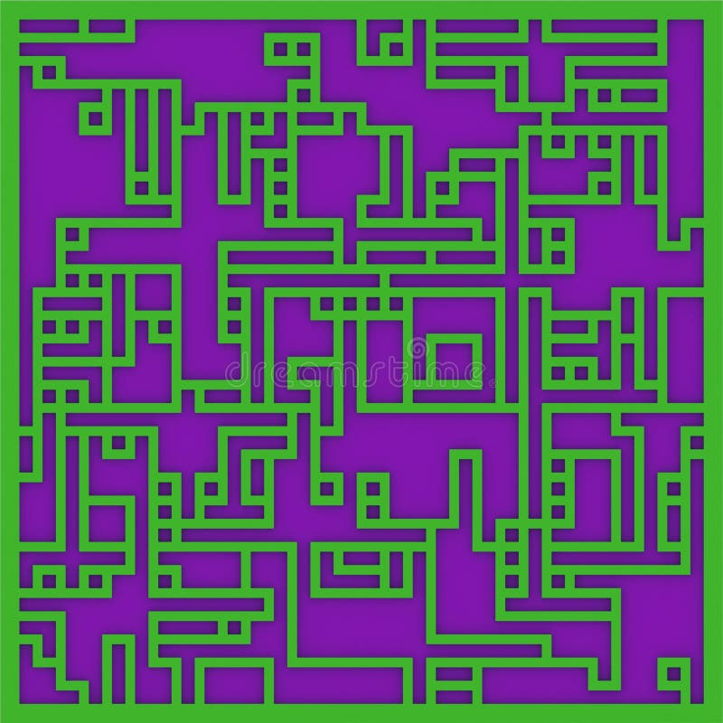 Labyrinth Smooth Streamlined Shapes Stock Illustrations – 11 Labyrinth ...