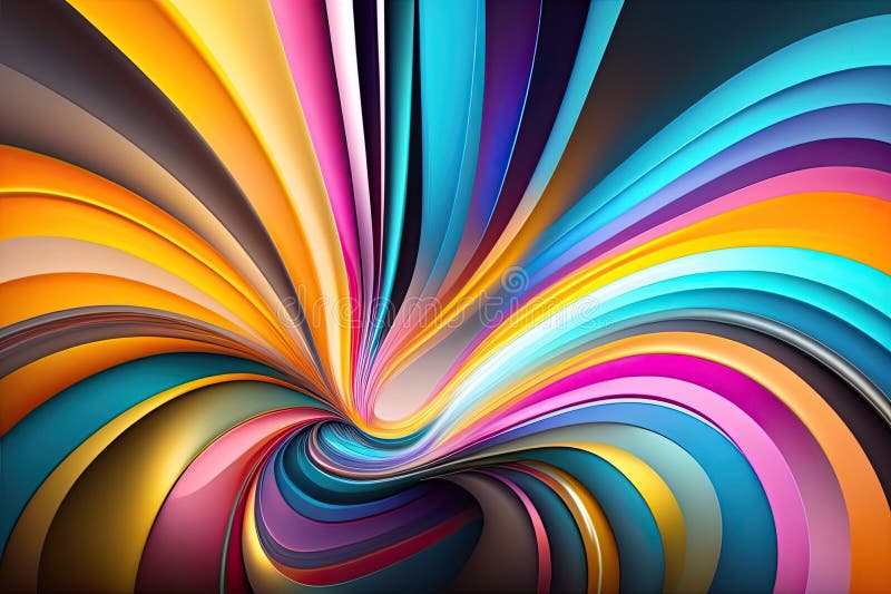 Colorful Bright Design of Abstract Background. Generative AI Stock ...