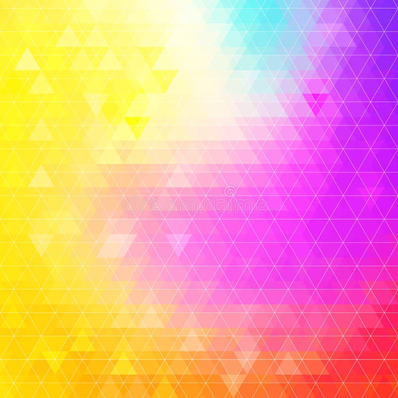 Colorful Bright Geometric Background. Stock Vector - Illustration of ...