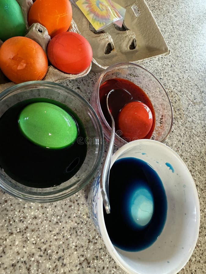 Brown Food Coloring Dying Eggs Stock Photos - Free & Royalty-Free Stock ...